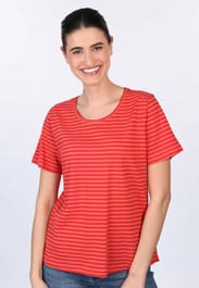 T-Shirt Freida stripe - sienna im Scandic Fashion Online Shop