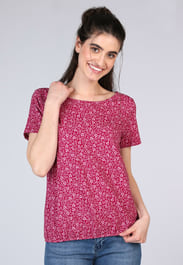 T-Shirt Linde - purple im Scandic Fashion Online Shop